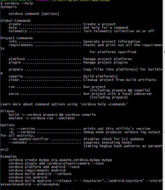 cordova打包简单教程--android篇 | I'm Running,Let's go